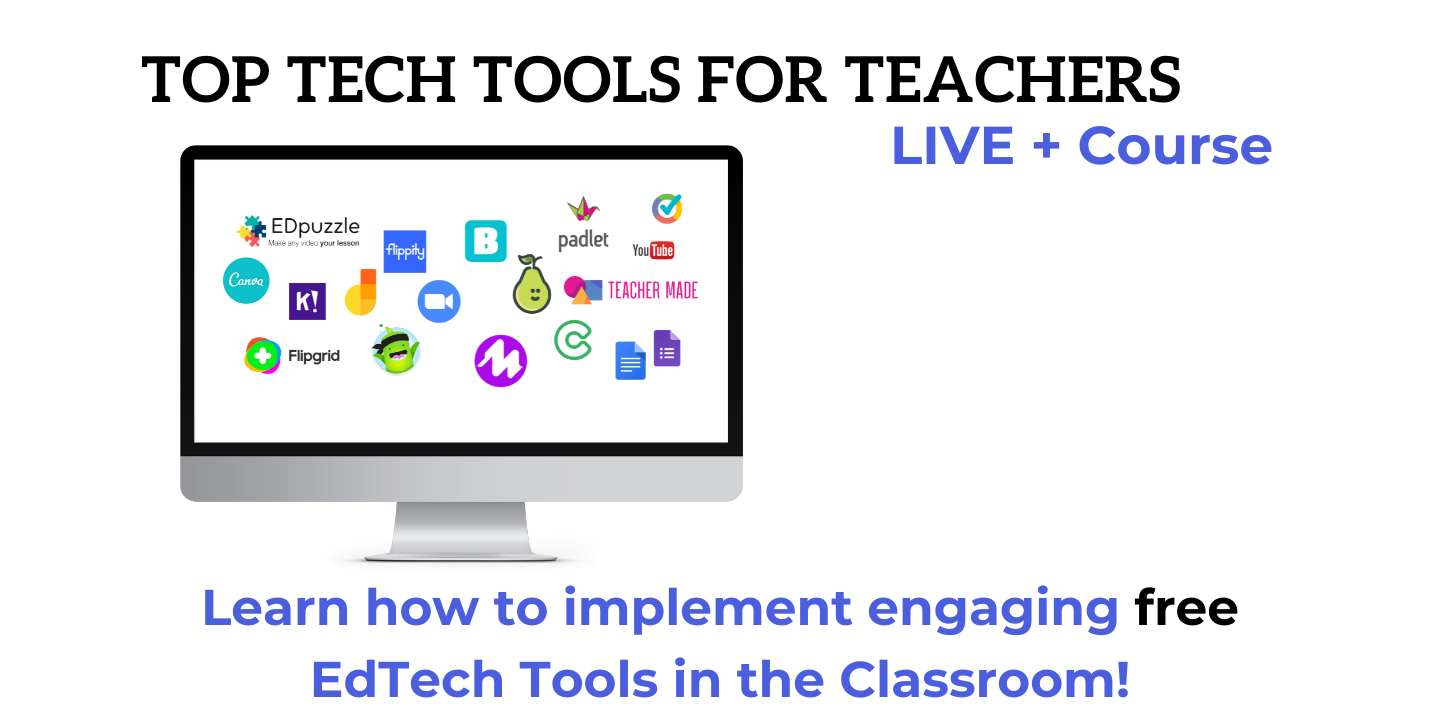 Top Tech Tools for Teachers Live Event — IntegratED Teacher