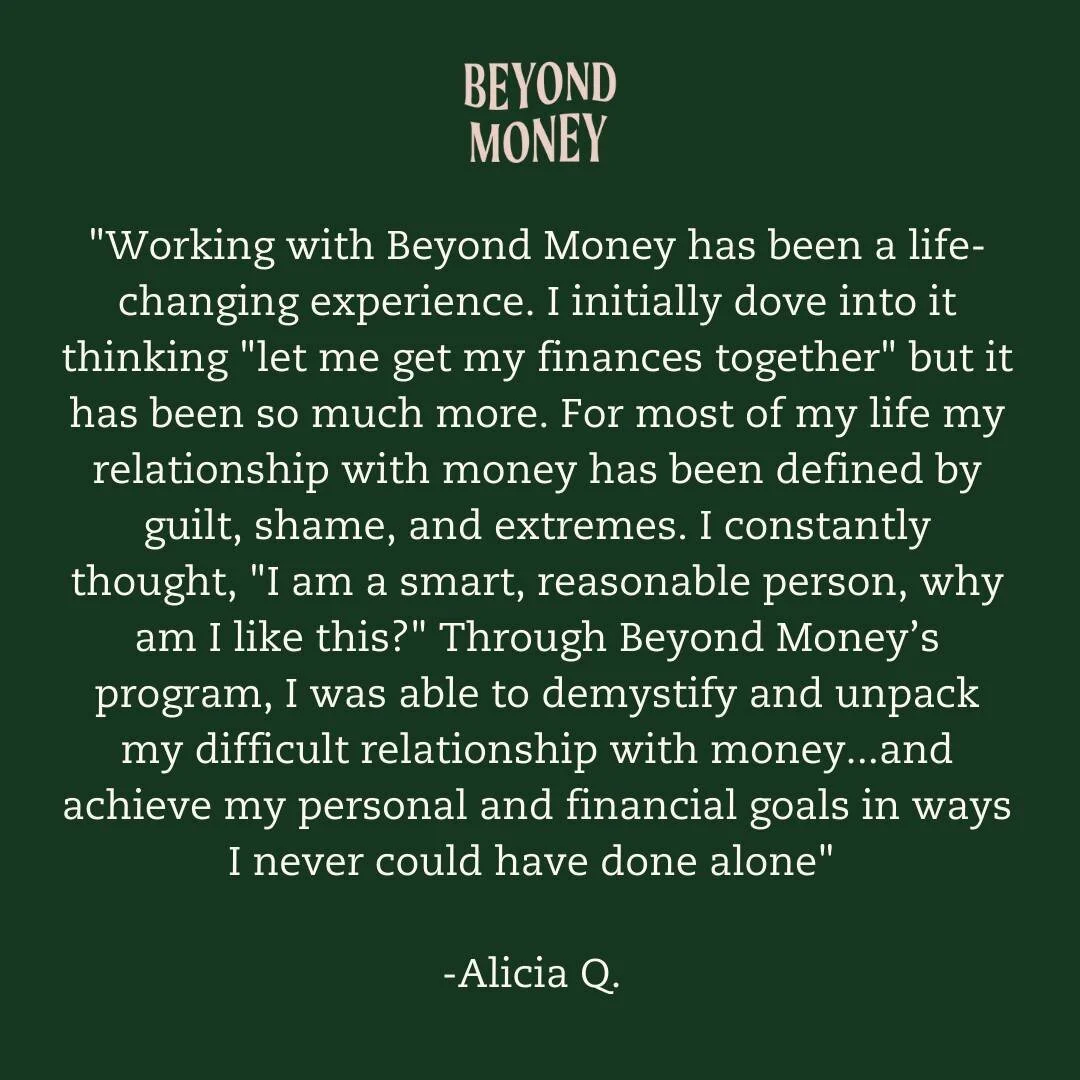 Beyond Money - Money Coaching