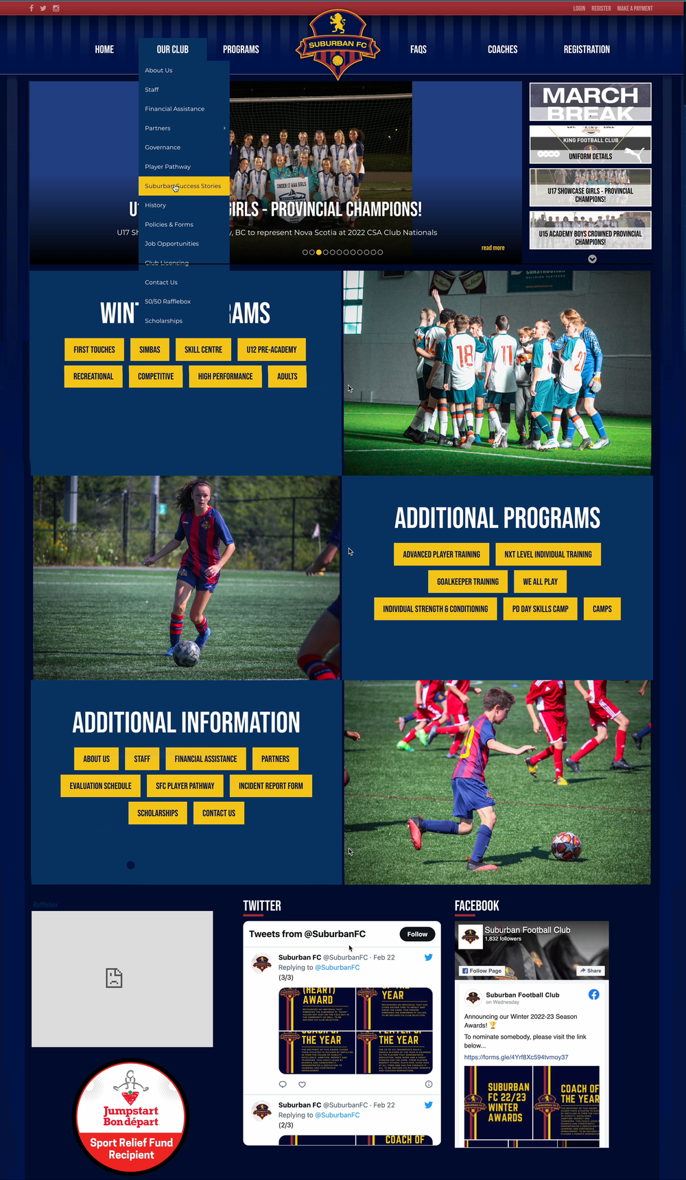 Suburban FC - Media & Web Design — TalentReel