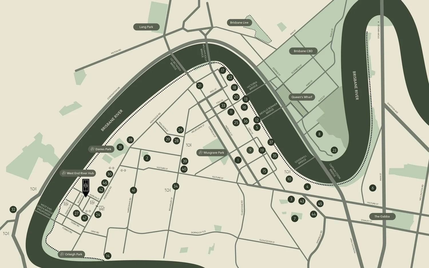 Stockwell — Bankside, West End