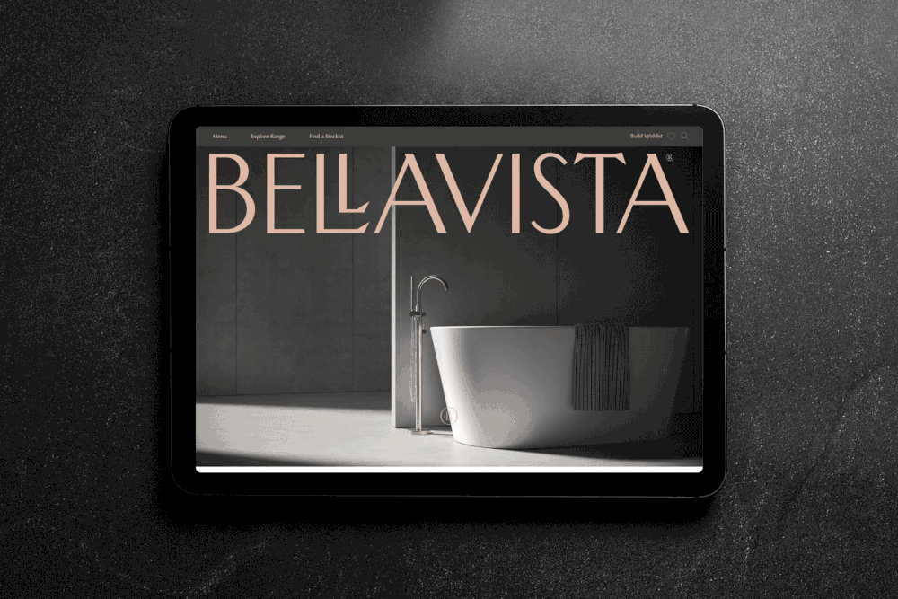 Bella Vista Bathware — Lone Studio™ – Branding Design by Chris Davies ...