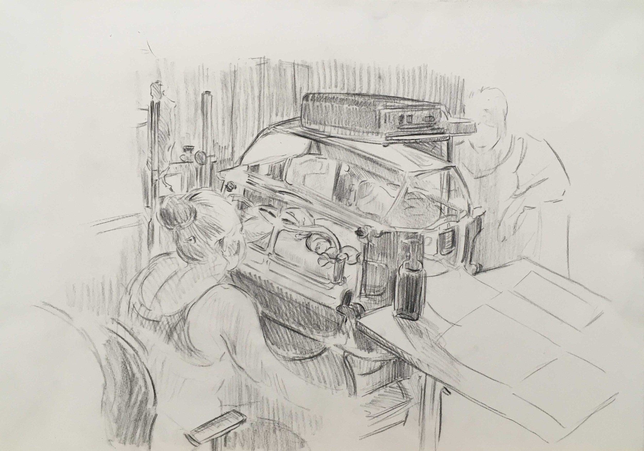 Geraint Ross Evans, Artist in residence — Art for the Grange | Celf ar ...