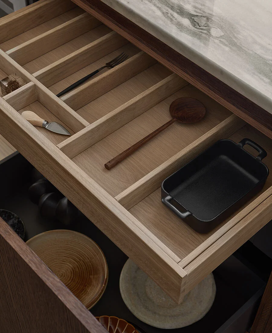 Kitchen Drawers & Cabinets: Solutions — Nordiska Kök