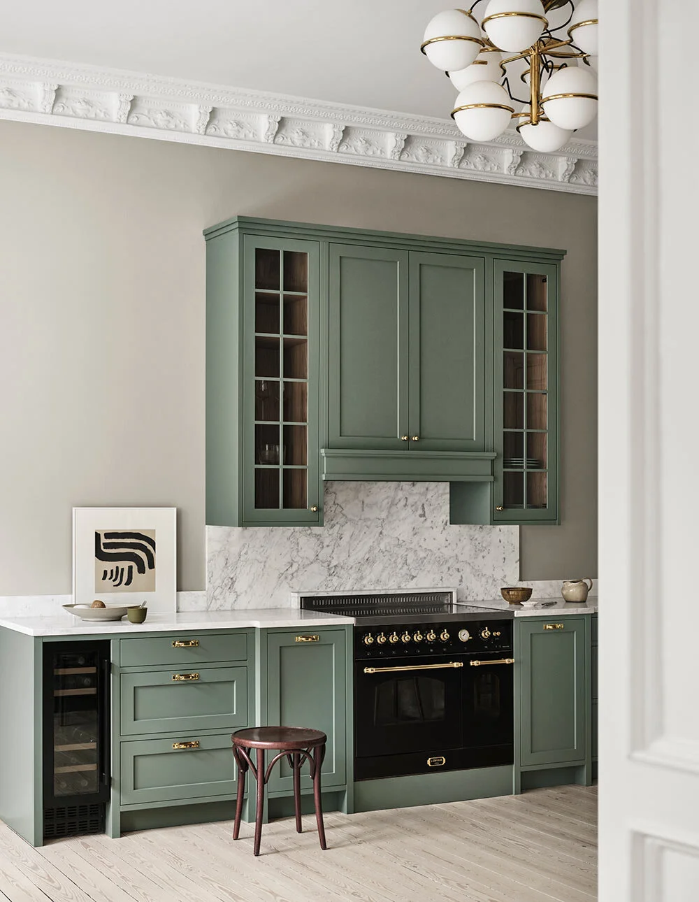 The perfect green Shaker kitchen — Nordiska Kök