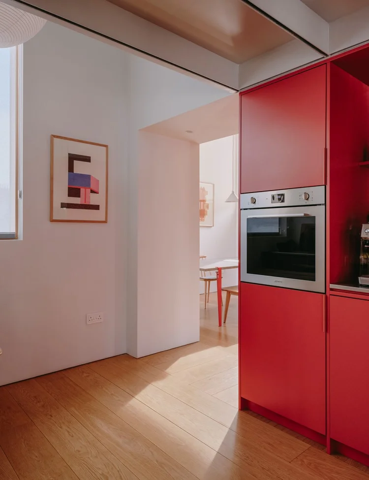 The Red Hackney Downs Kitchen From Grand Designs UK — Nordiska Kök