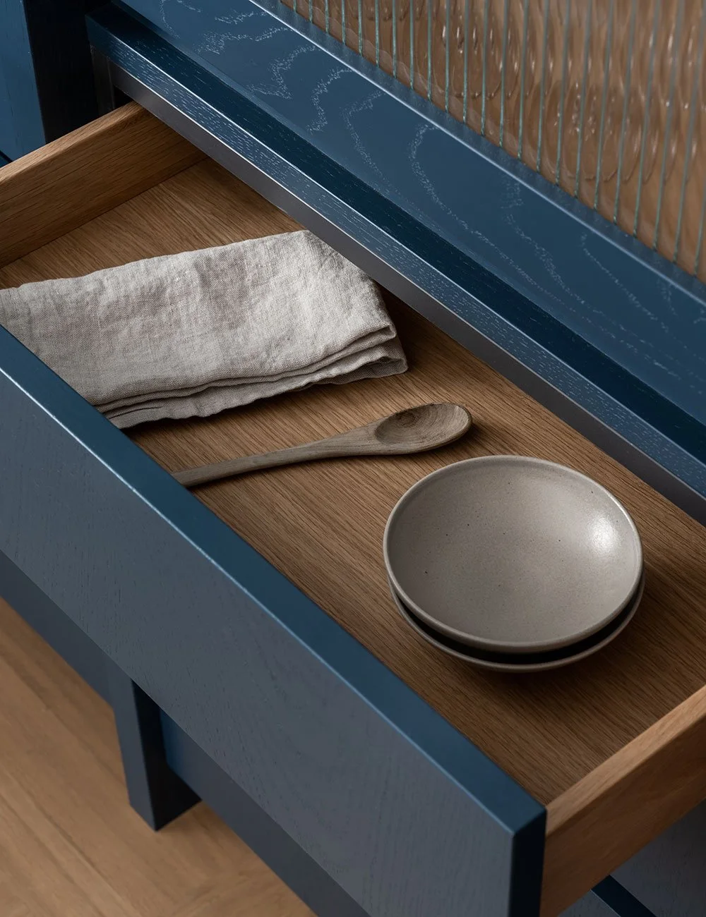 The architects retro kitchen in blue — Nordiska Kök