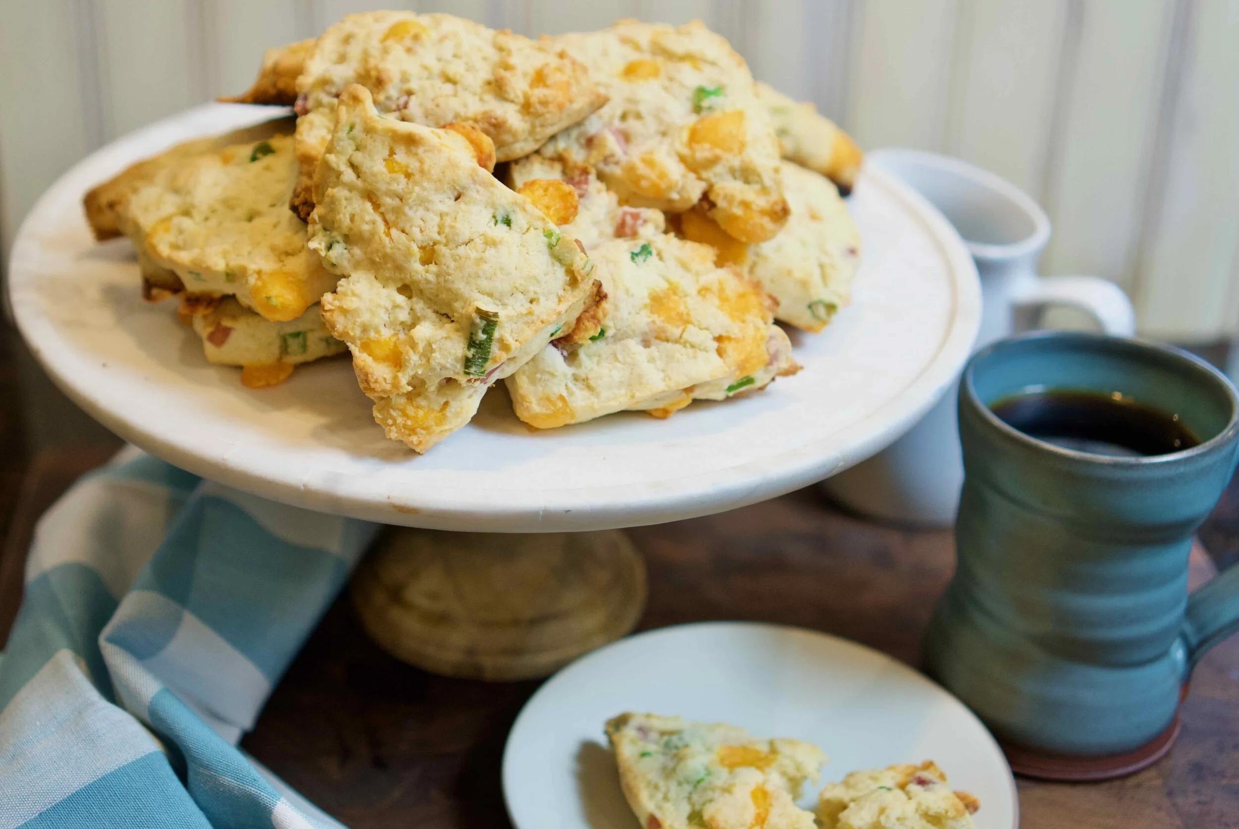 Ham & Cheddar Scones — Cake Maestra