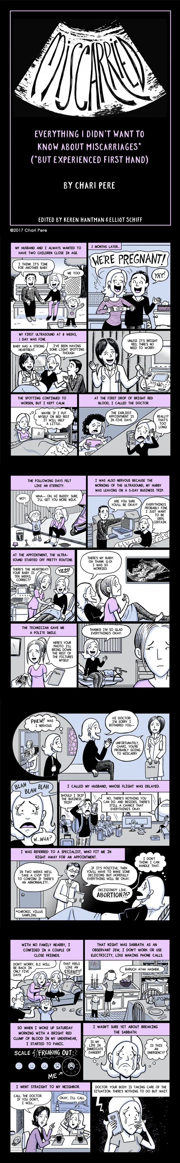 Miscarried, The Comic — Chari Pere Art