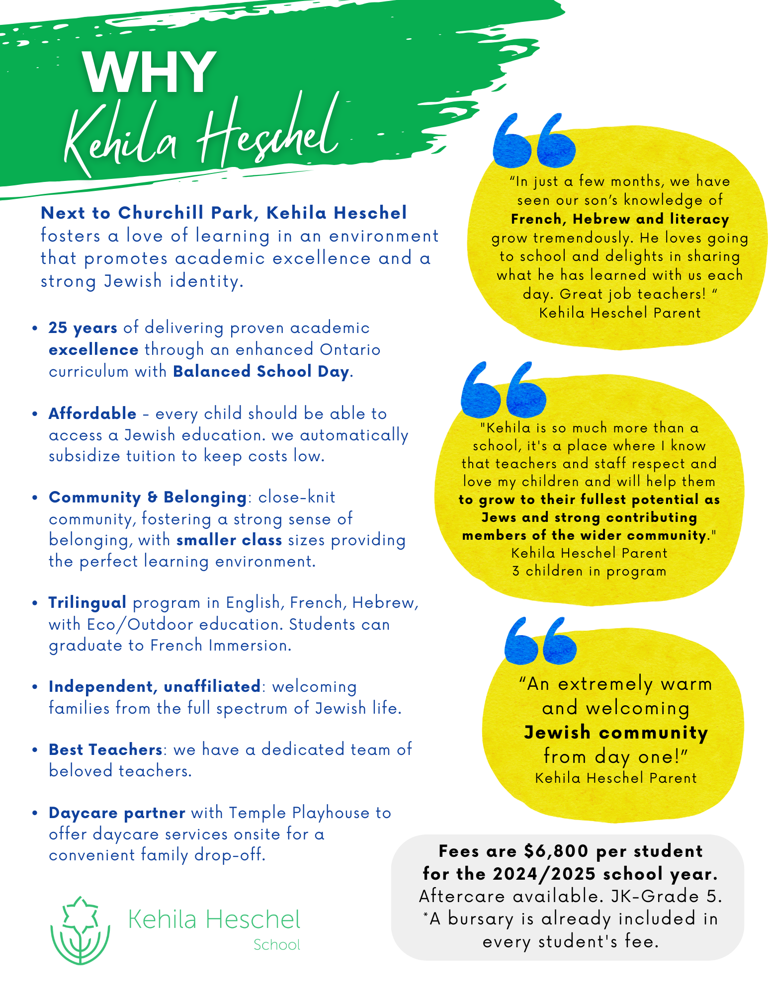 General 1 — Kehila Heschel School