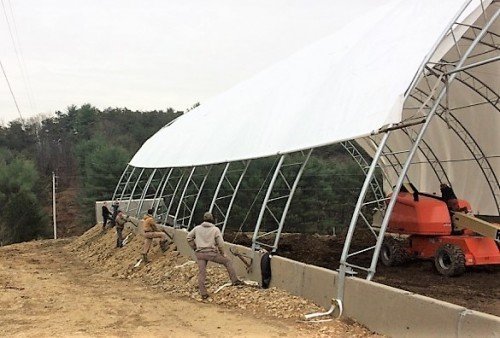 The Hoop Building Construction Saga Continues at Coulter Farms ...