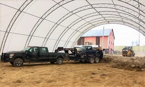 The Hoop Building Construction Saga Continues at Coulter Farms ...