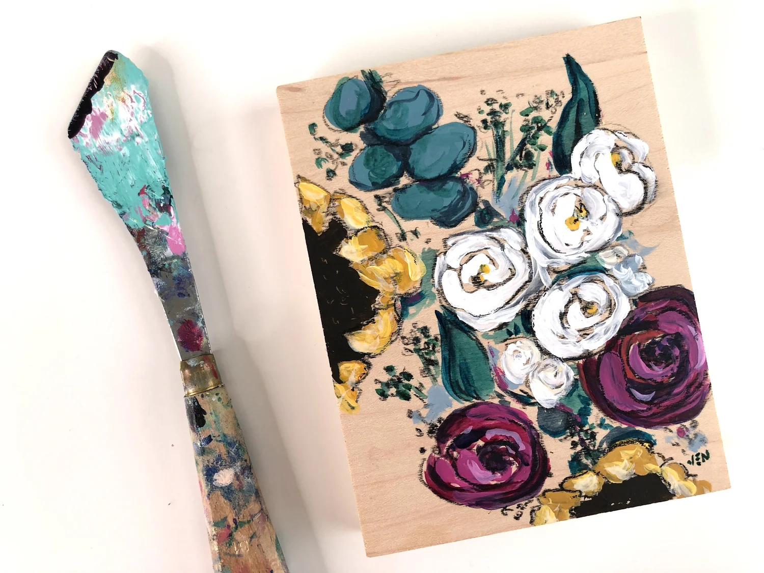 February Flowers — Jennifer Tobin Art