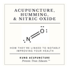 Acupuncture, Humming (yes, humming), & Nitric Oxide — ABOUT