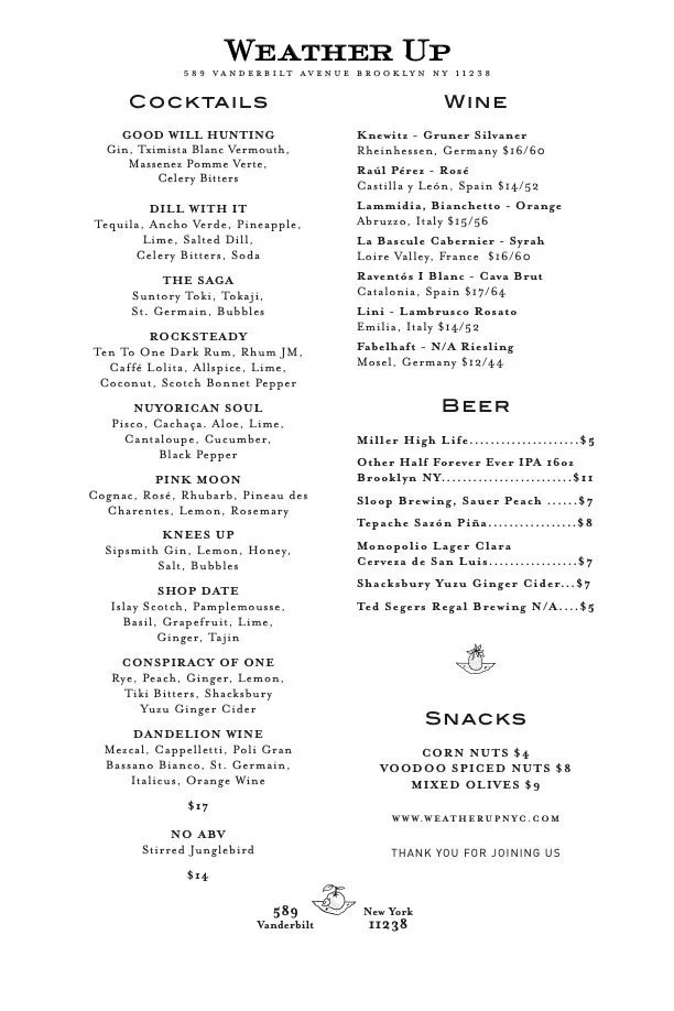 BROOKLYN — Weather Up