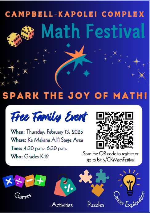 Math Festival - 2/13 — Ewa Makai Middle School