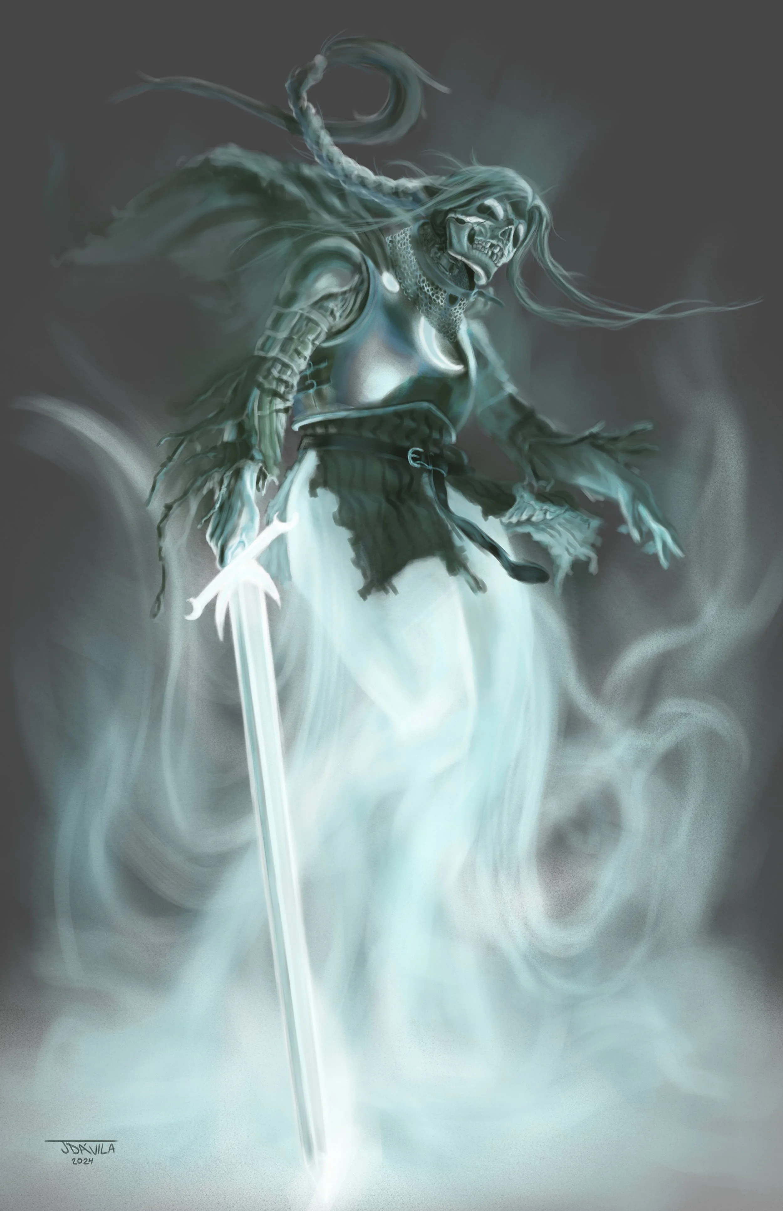 Ghost Knight Fantasy Art