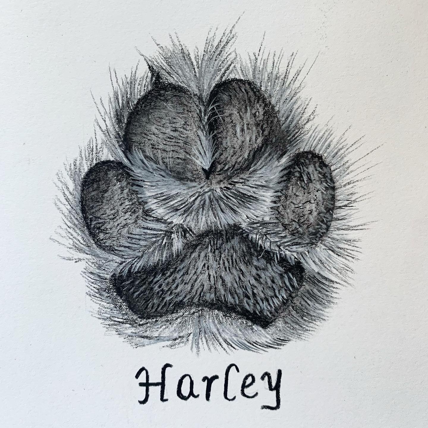 Custom Paw Print — Way Art There