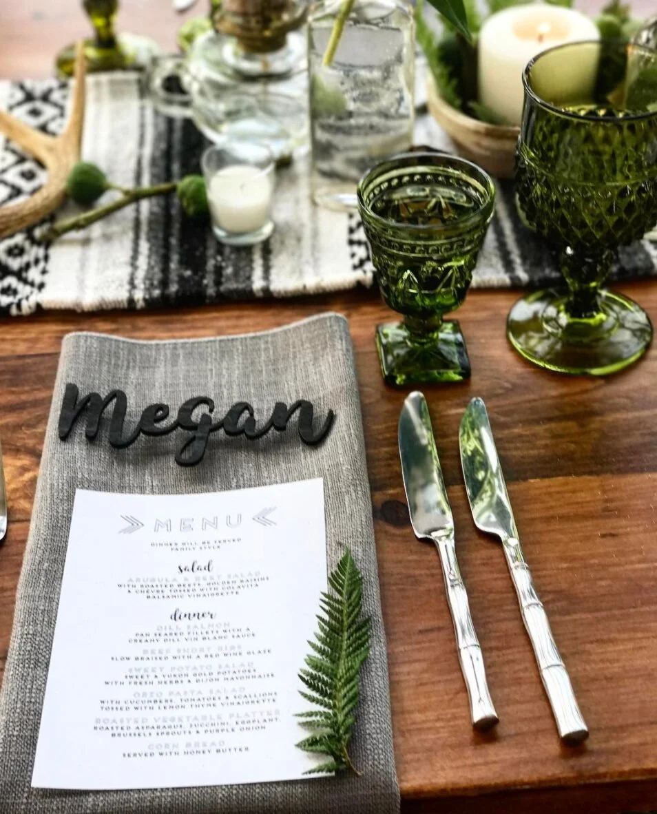 Sample Menus — Serendipity