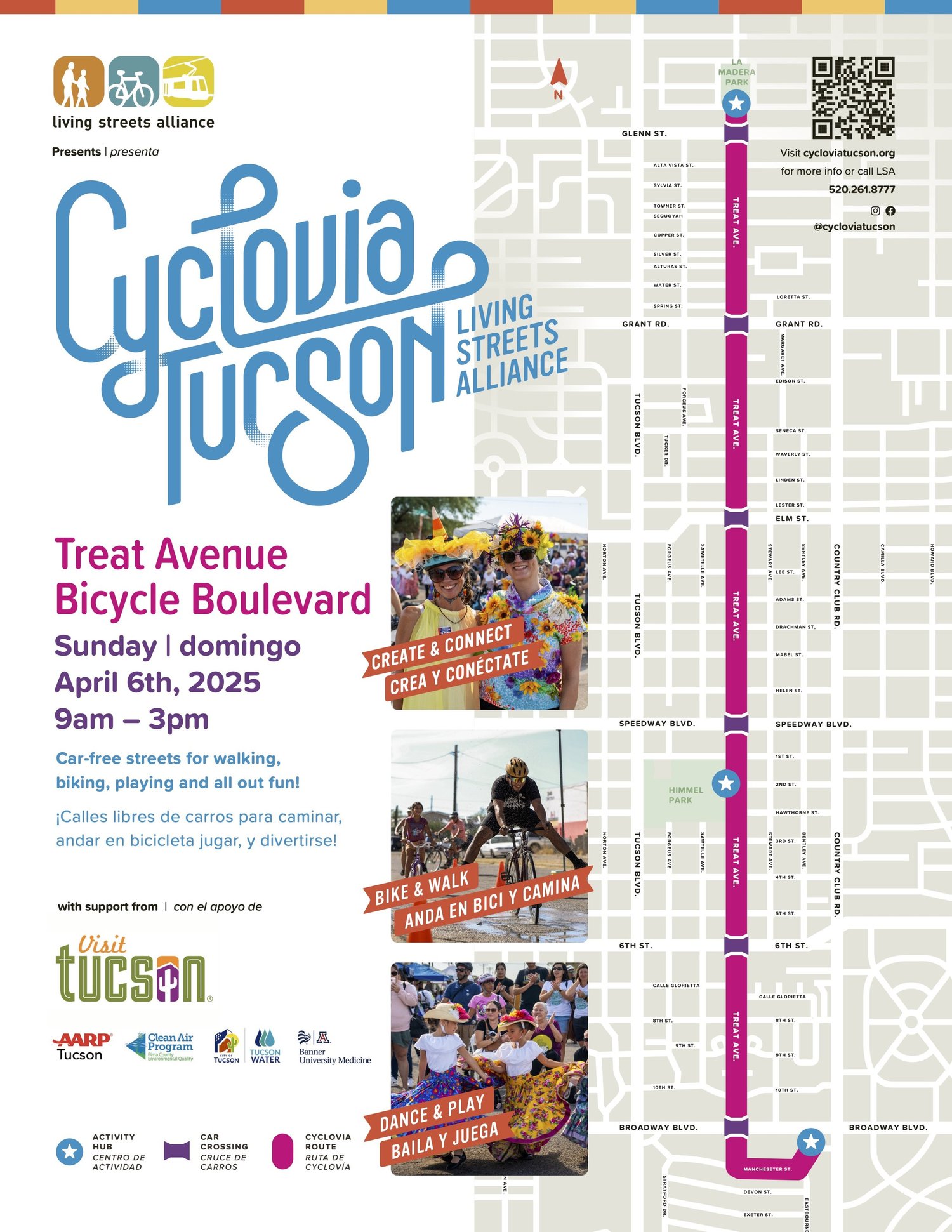 Cyclovia Tucson Spring 2025 - Living Streets Alliance — Living Streets ...