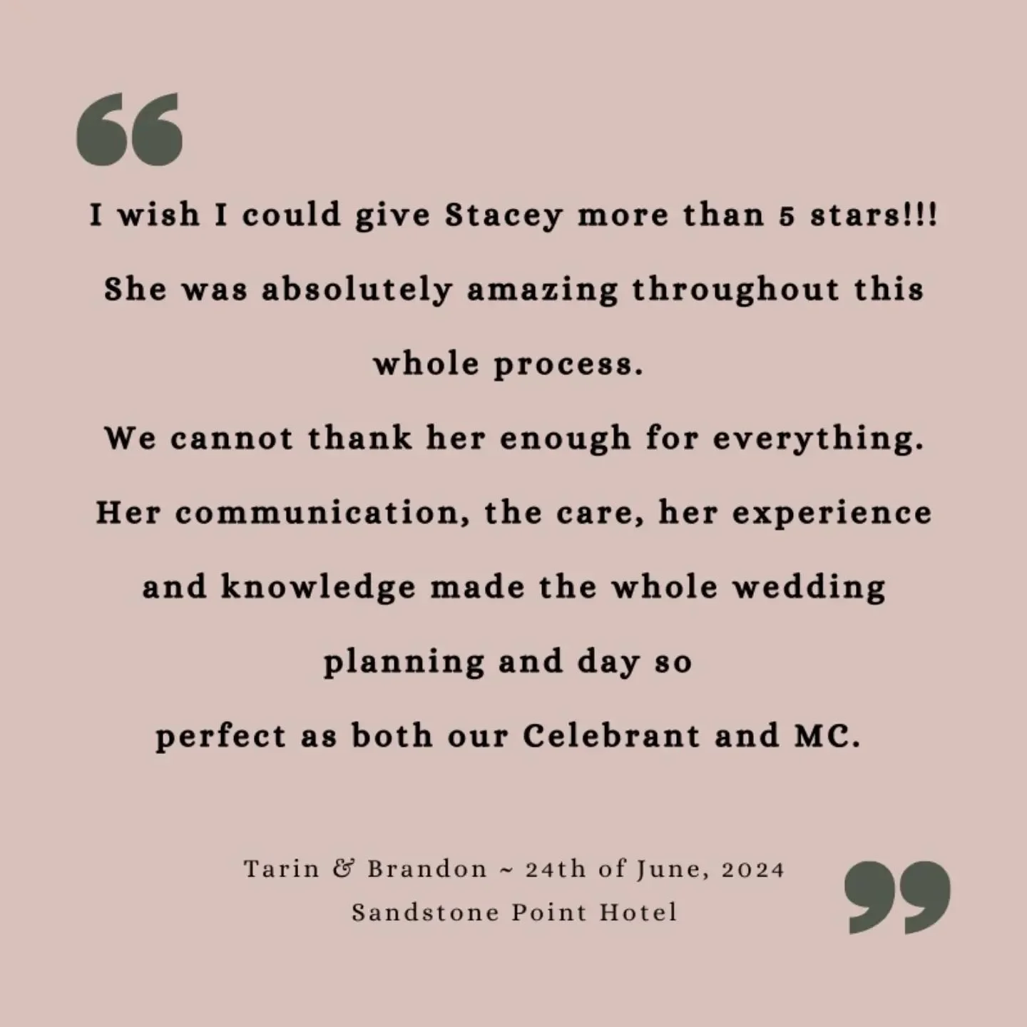 Stacey Morris | Sunshine Coast Wedding Celebrant