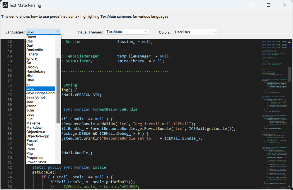 TextMate syntax parsing and Visual Studio Code look and feel — AlterNET ...