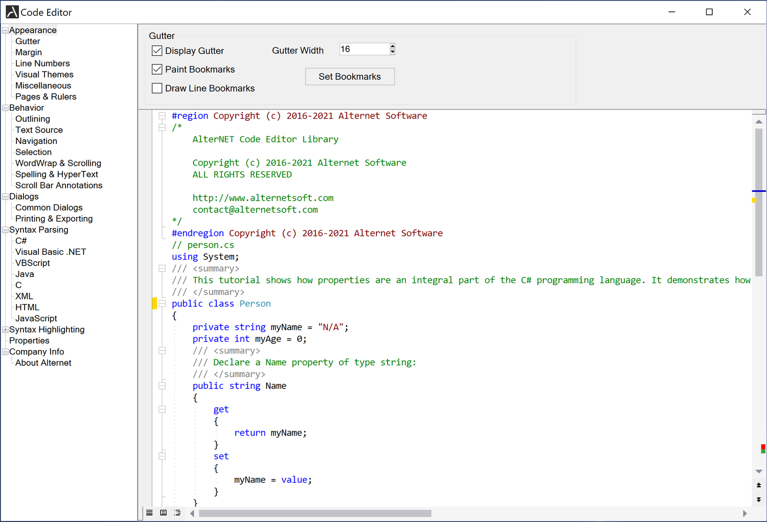 Demos — AlterNET Software