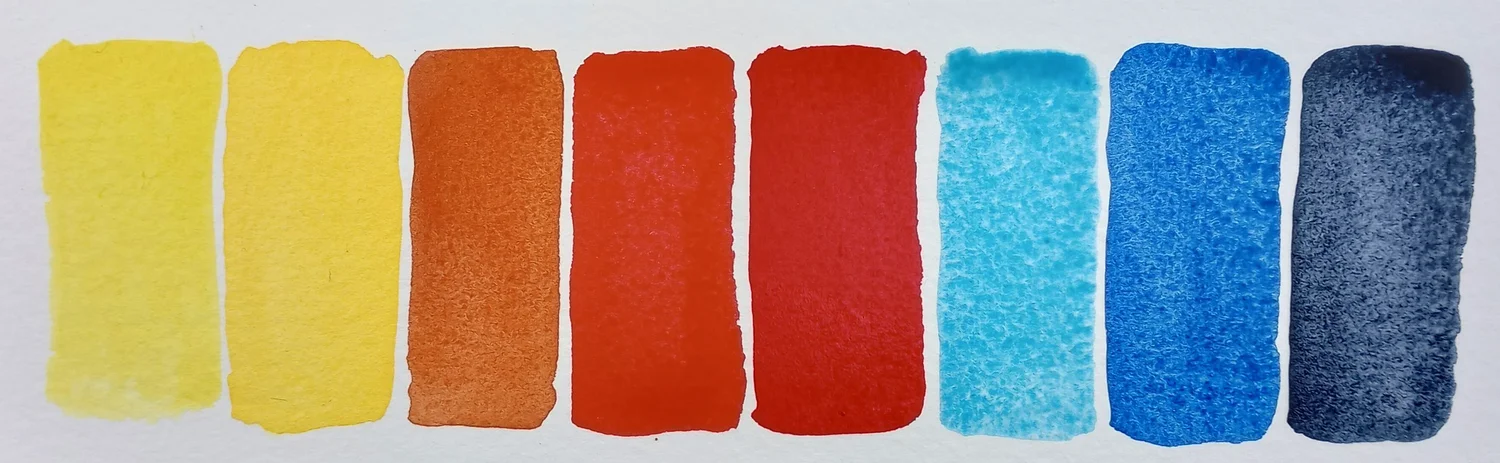 The eight colours you need for your watercolour palette, and why — Anna ...