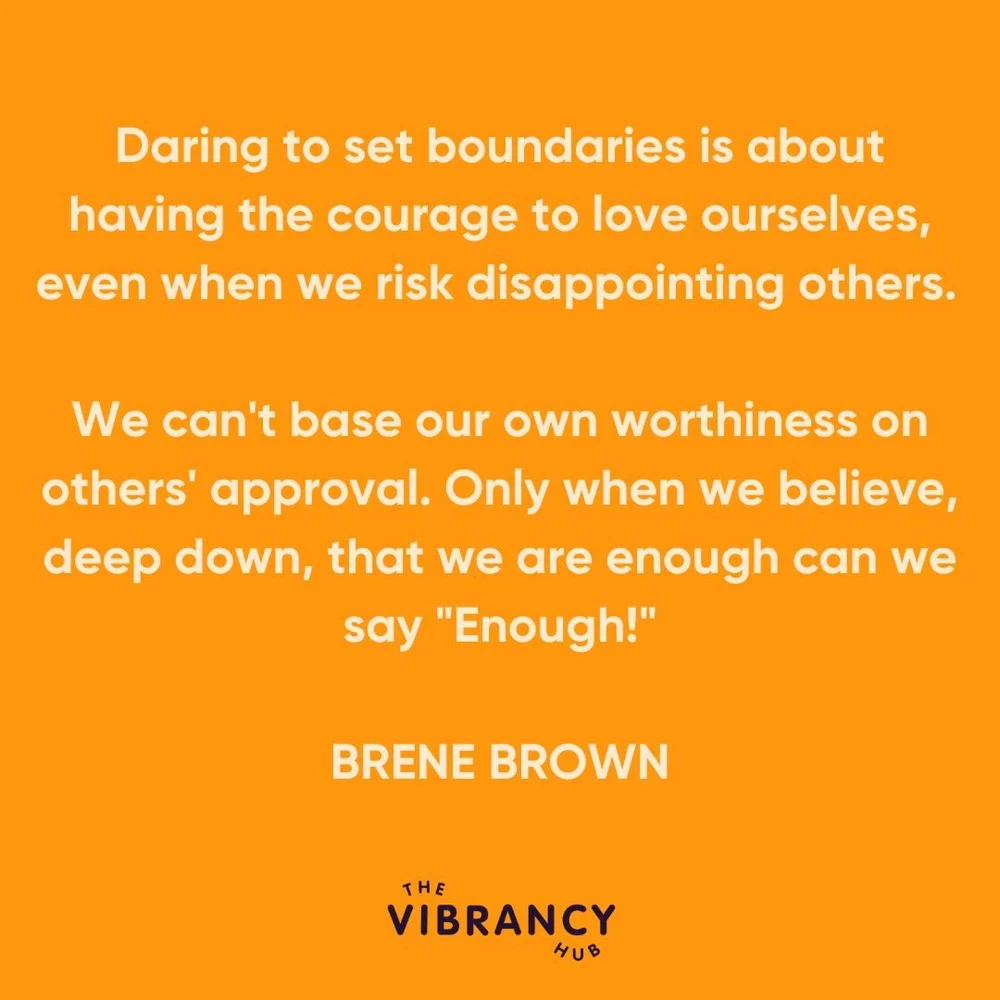 Brene Brown's definition of boundaries — The Vibrancy Hub