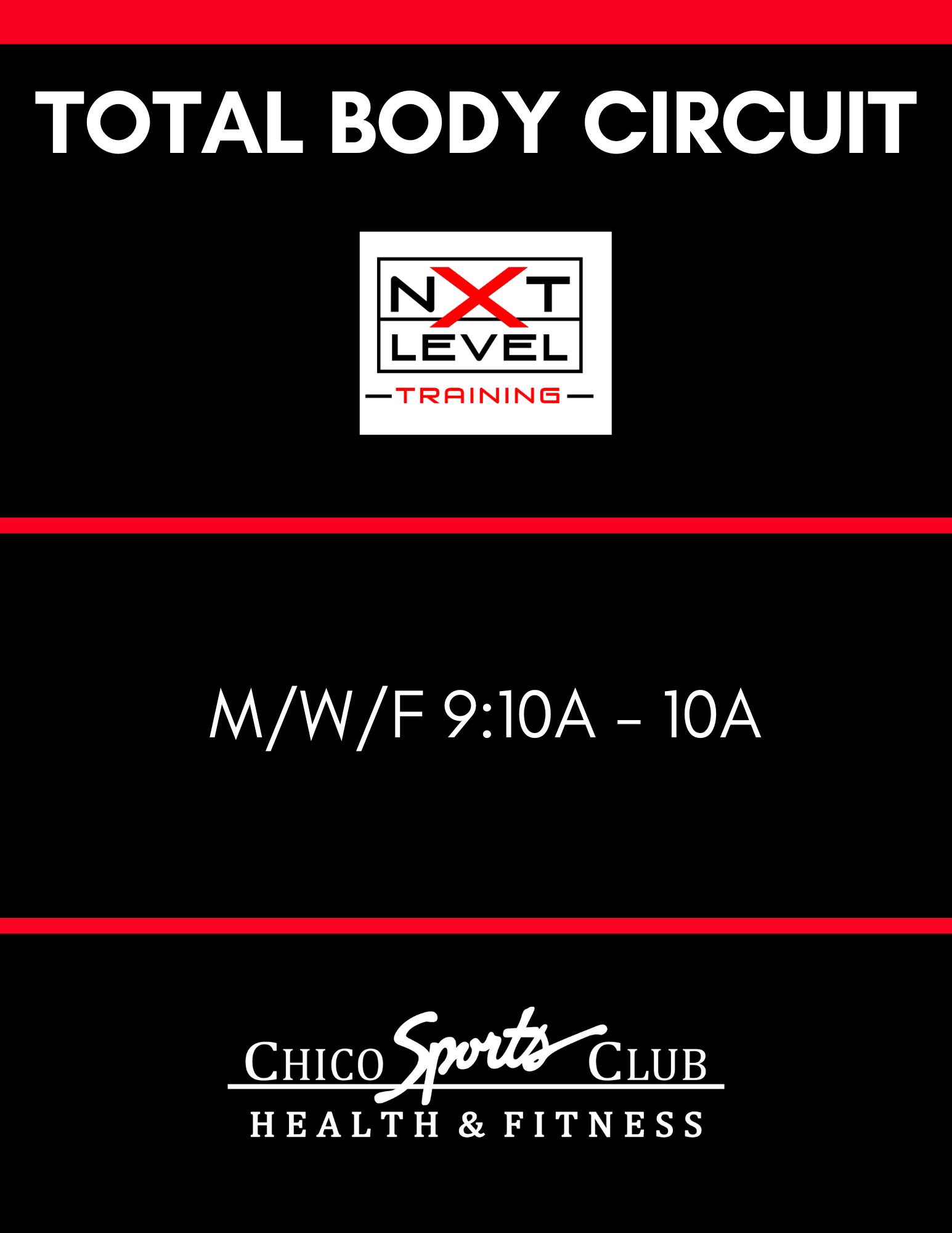 NXT Level — Chico Sports Club