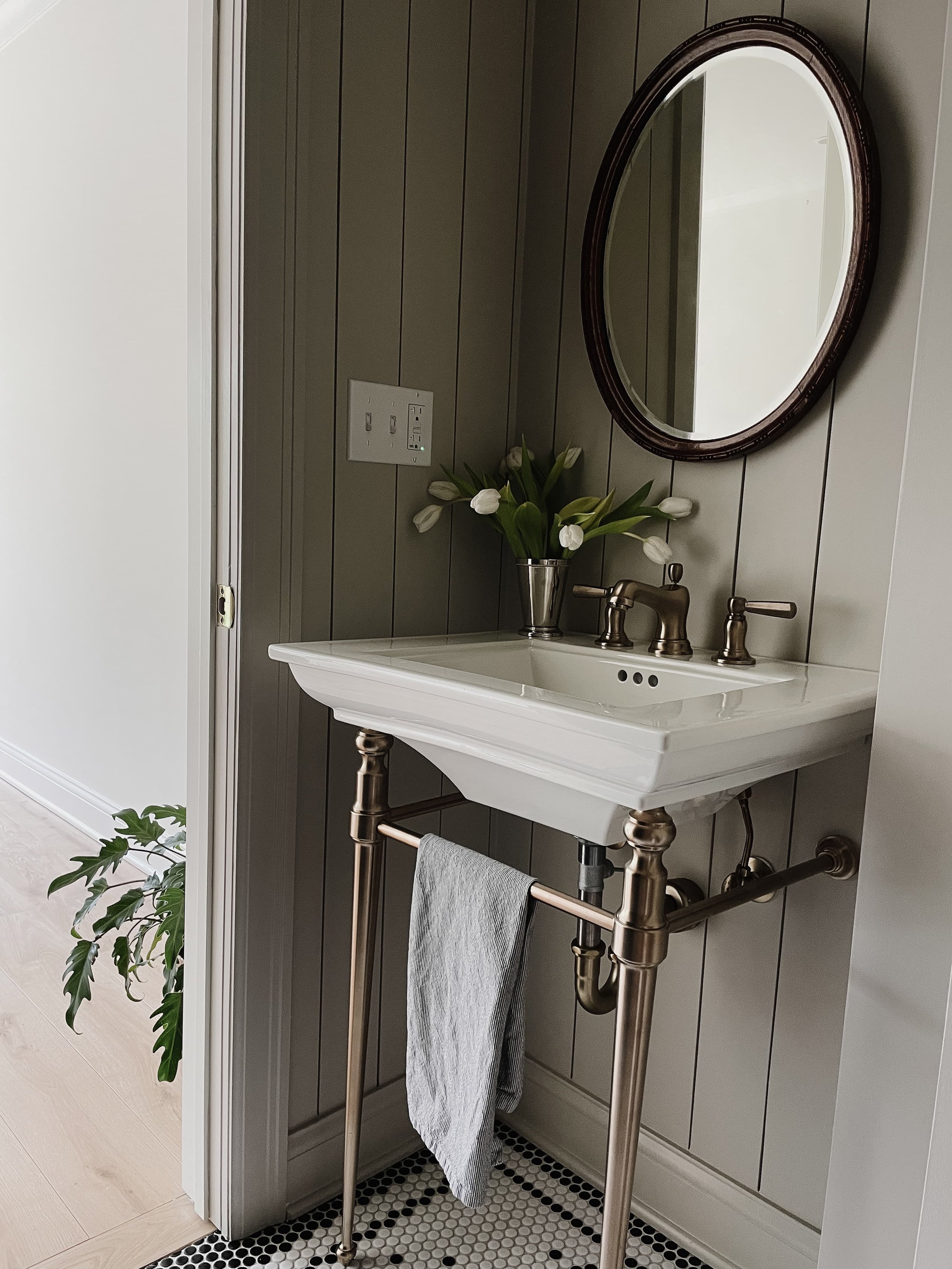 Before and After: Our Powder Room Reveal | We're the Whites