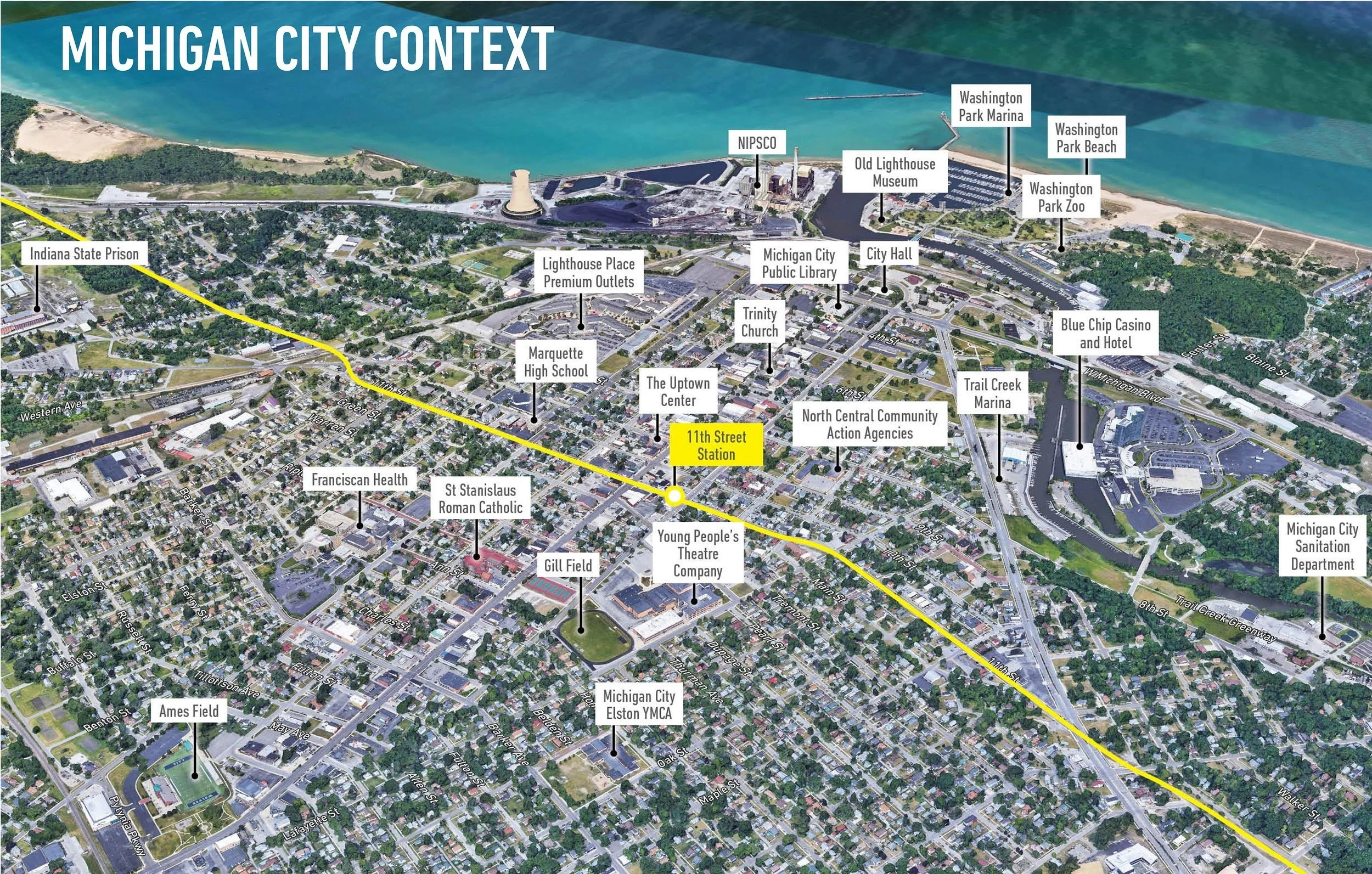 Michigan City Station — Northwest Indiana Transit Development Districts