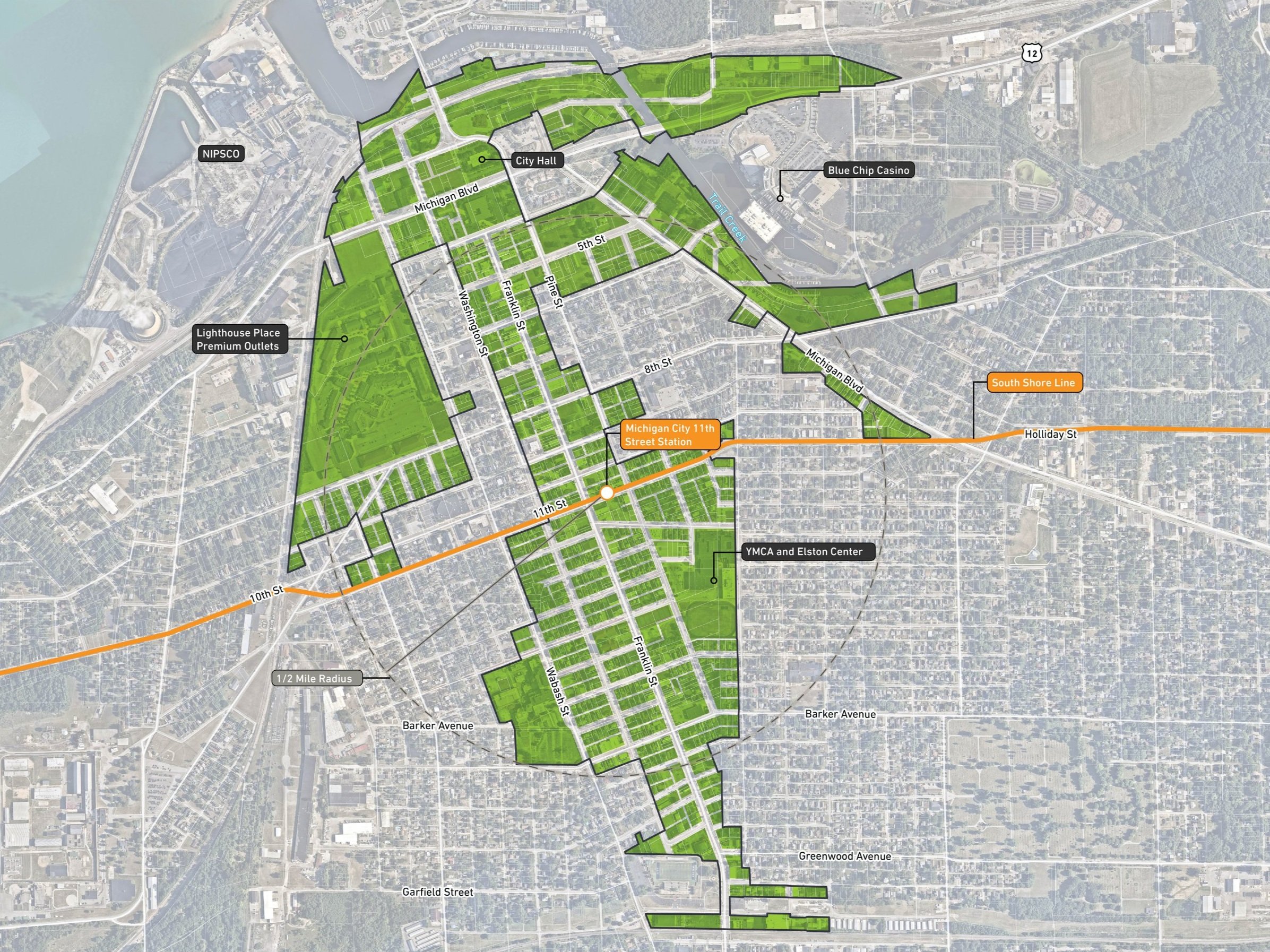 Michigan City Station — Northwest Indiana Transit Development Districts
