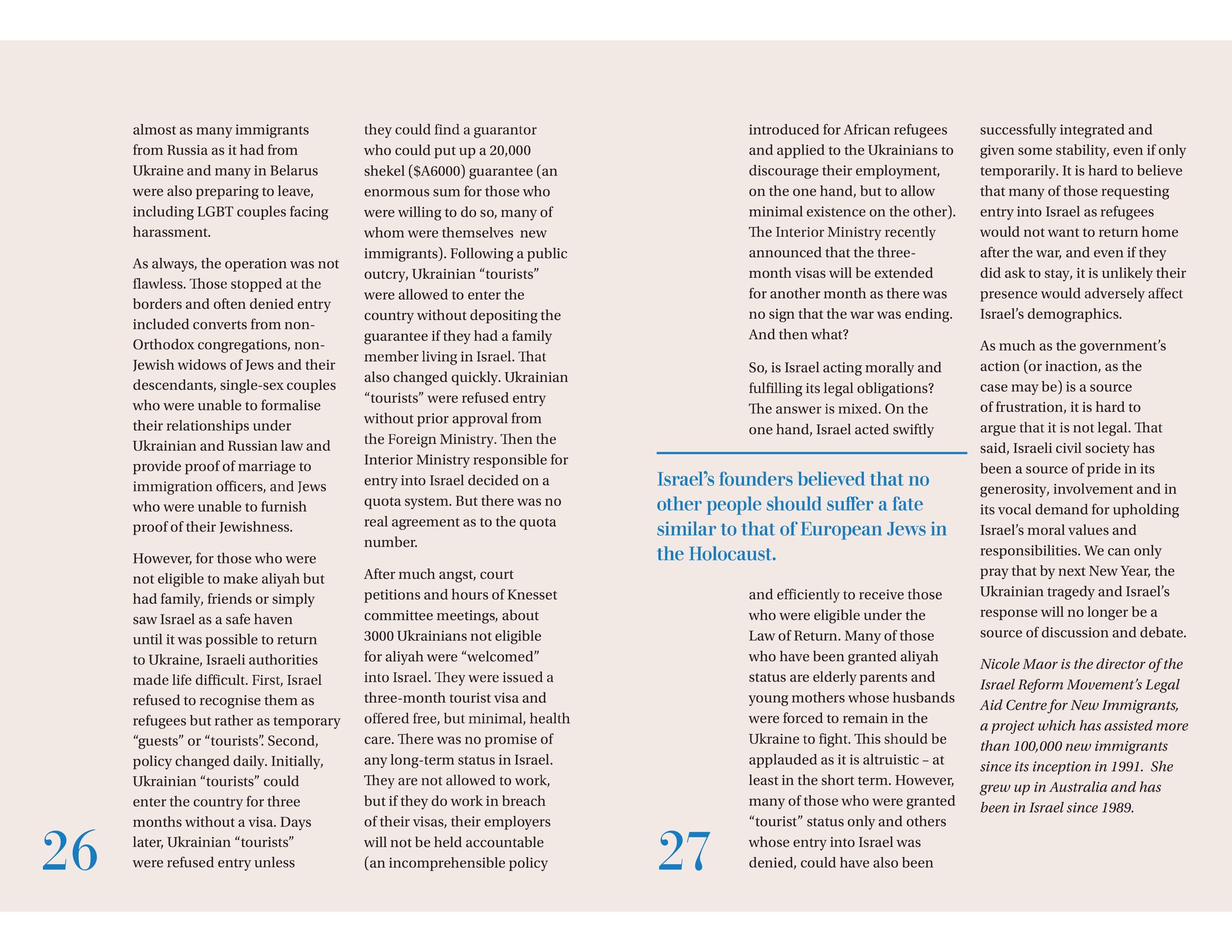 Israel's moral dilemma in the face of the Ukrainian tragedy — The Israel Religious Action Center ...