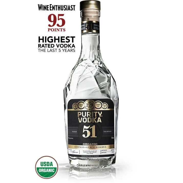 Purity Connoisseur 51 Reserve Organic Vodka | Purity Organic Vodka & Gin