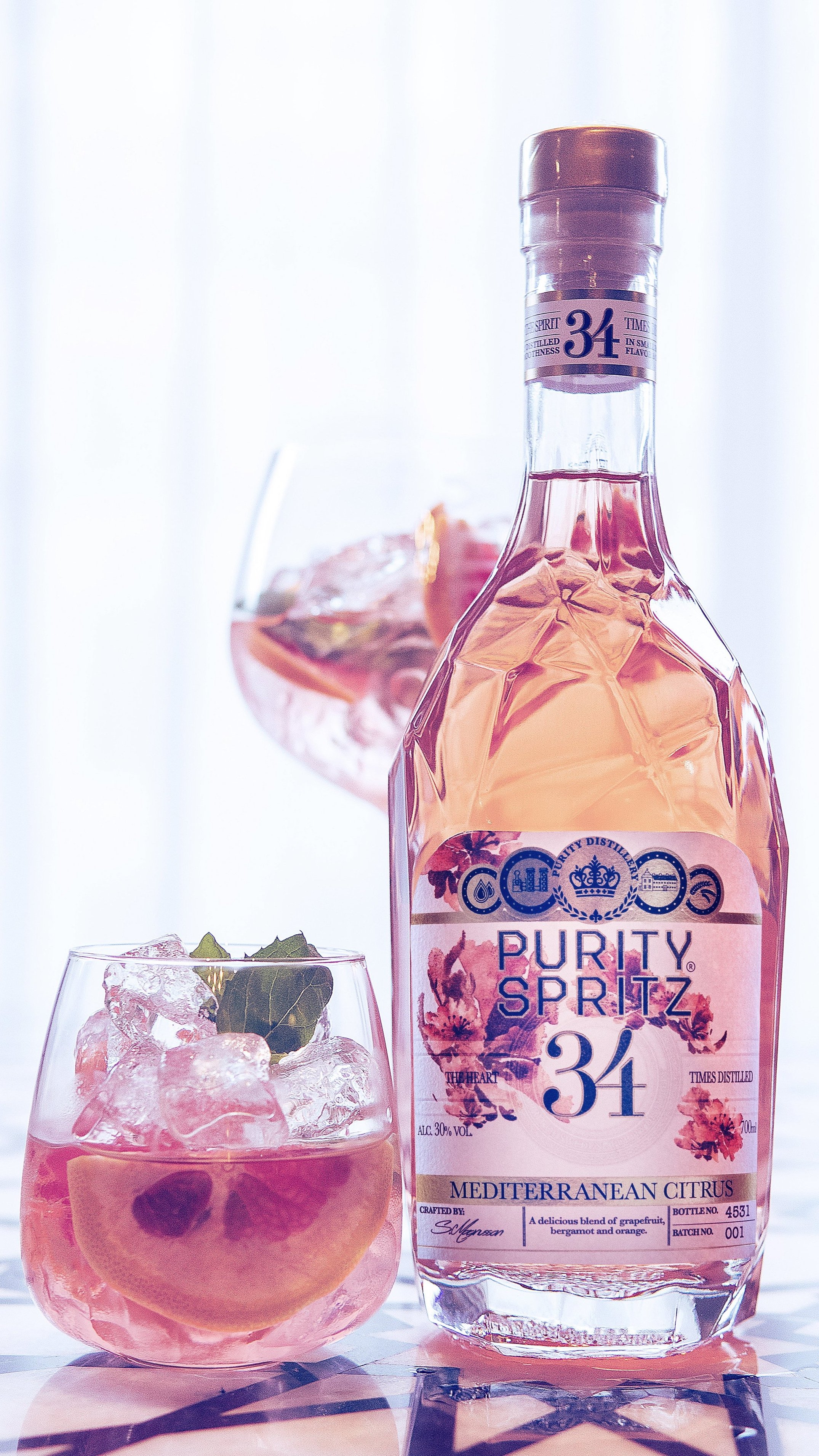 Mediterranean Citrus Spritz Vodka | Purity Distillery