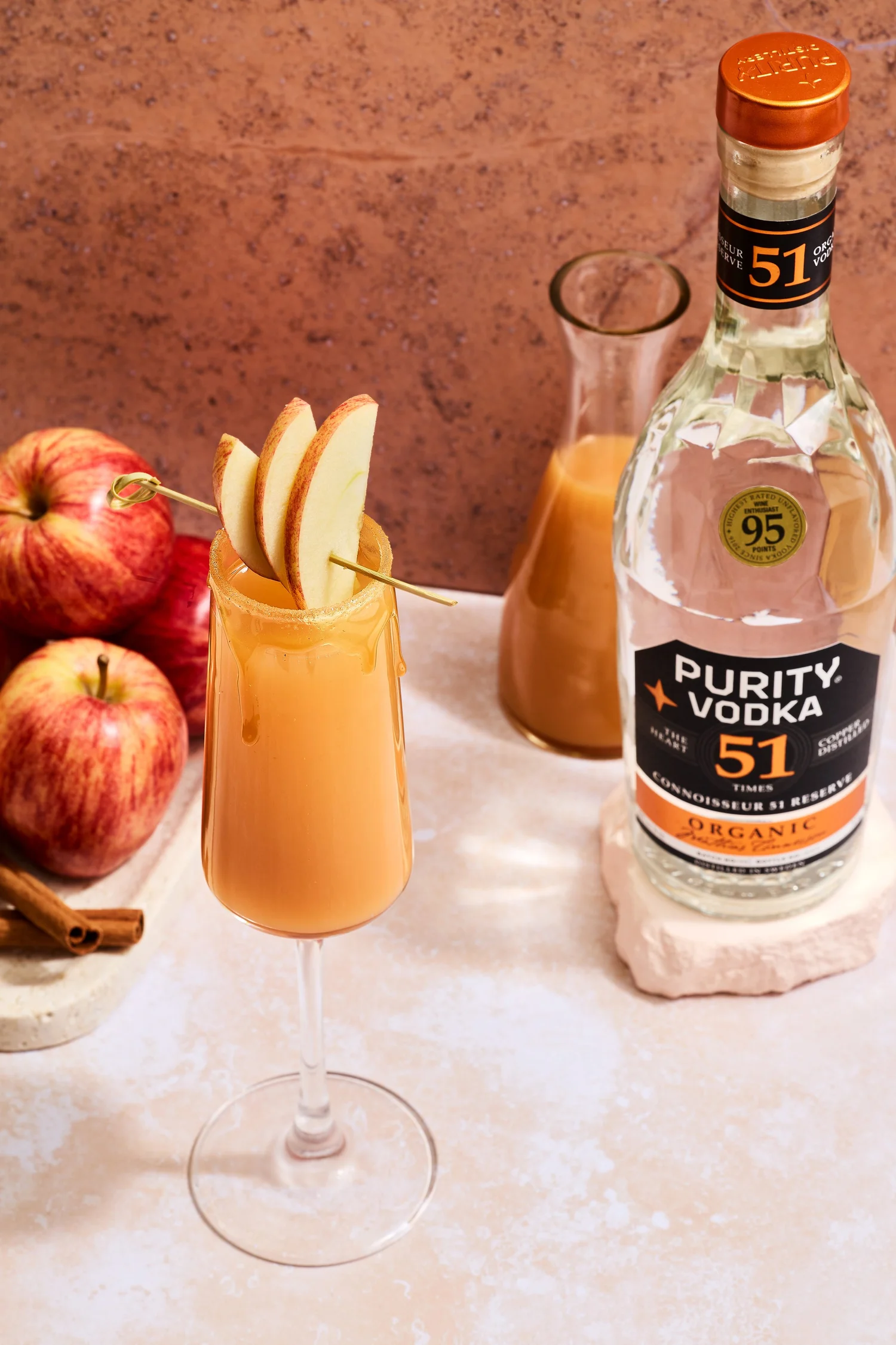 Caramel Apple Vodka Mimosa | Purity Connoisseur 51 Vodka Cocktail ...