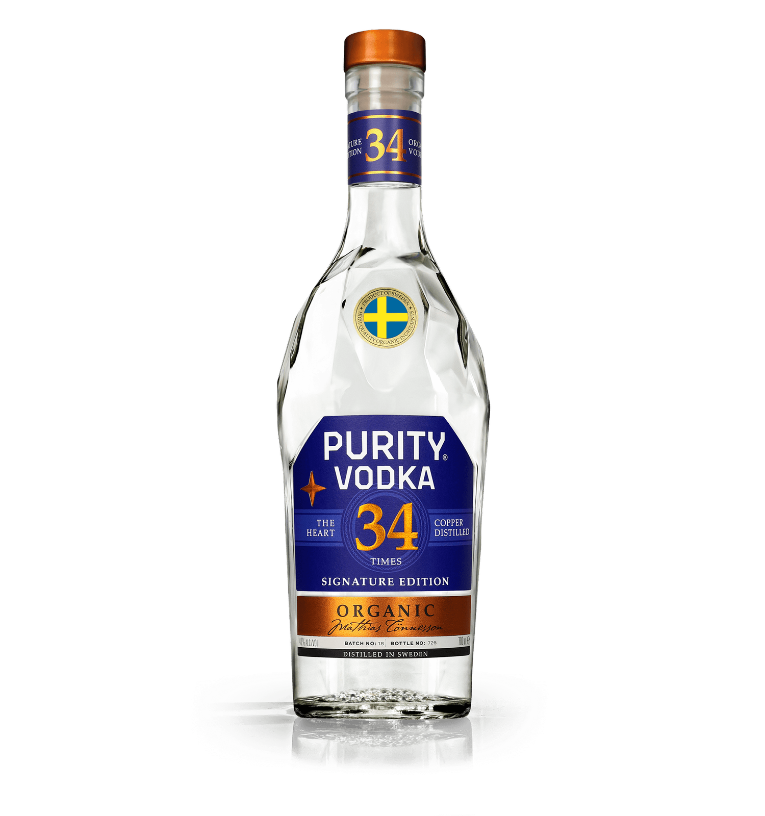 Purity Signature 34 Edition Organic Vodka | Purity Organic Vodka & Gin