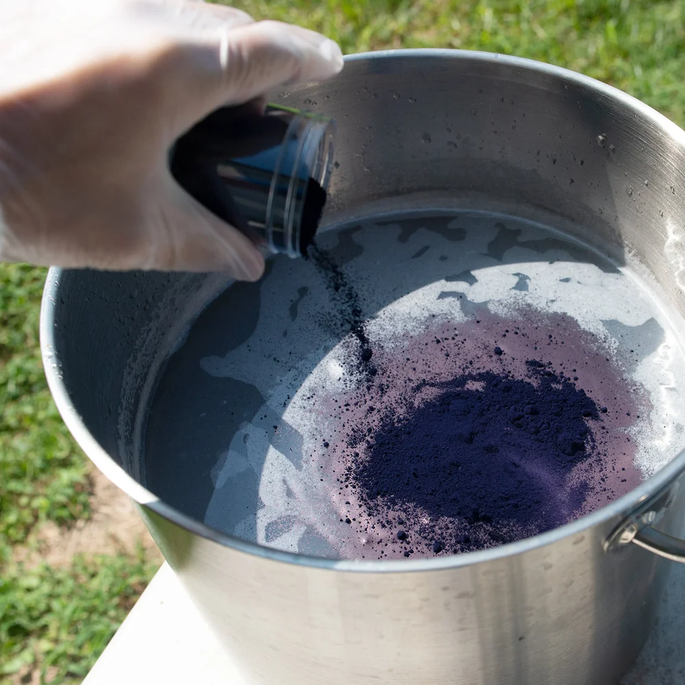 Dyeing With Indigo Extract — Shepherd Textiles