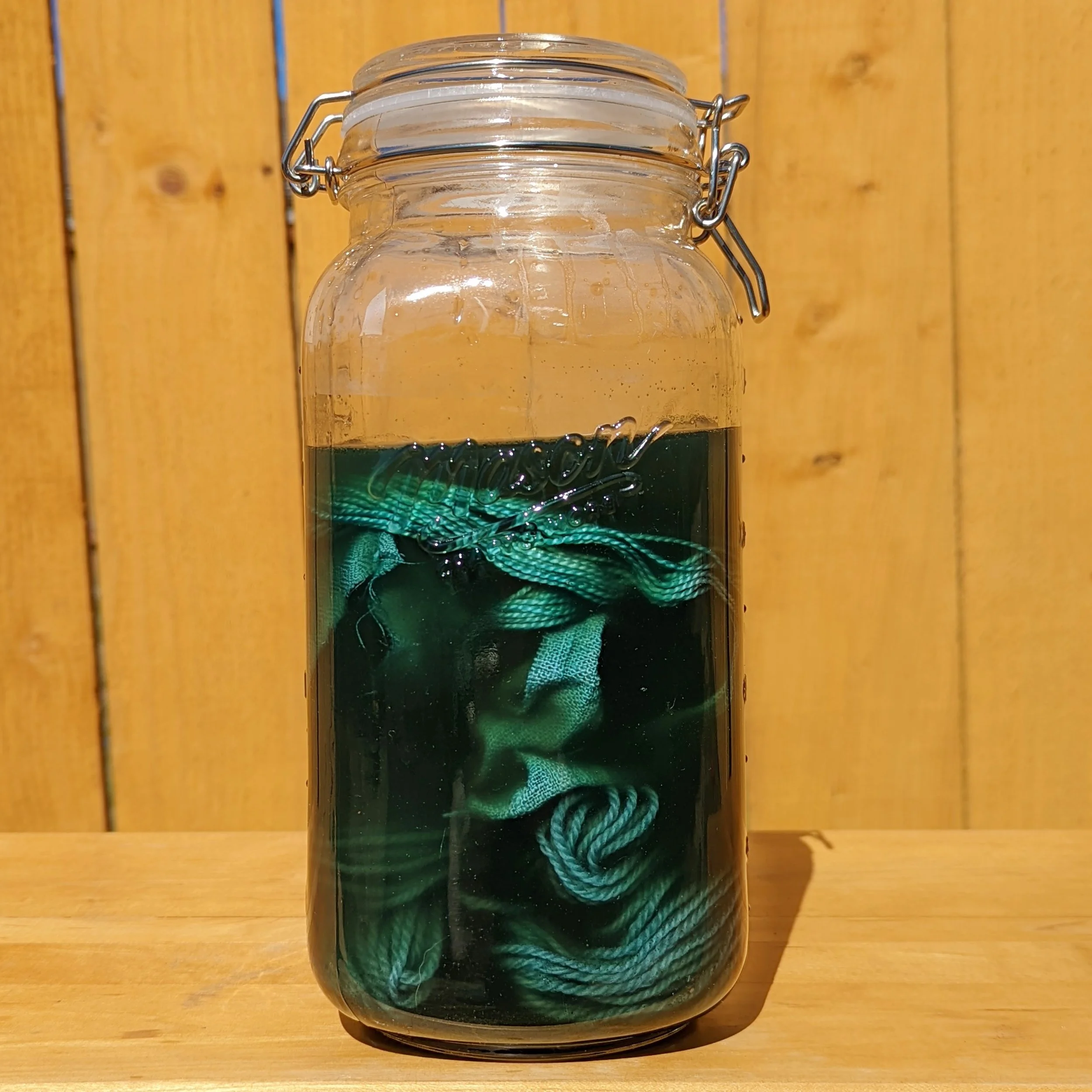 Dyeing Blue With Dried Indigo Leaves and Ice Water — Shepherd Textiles