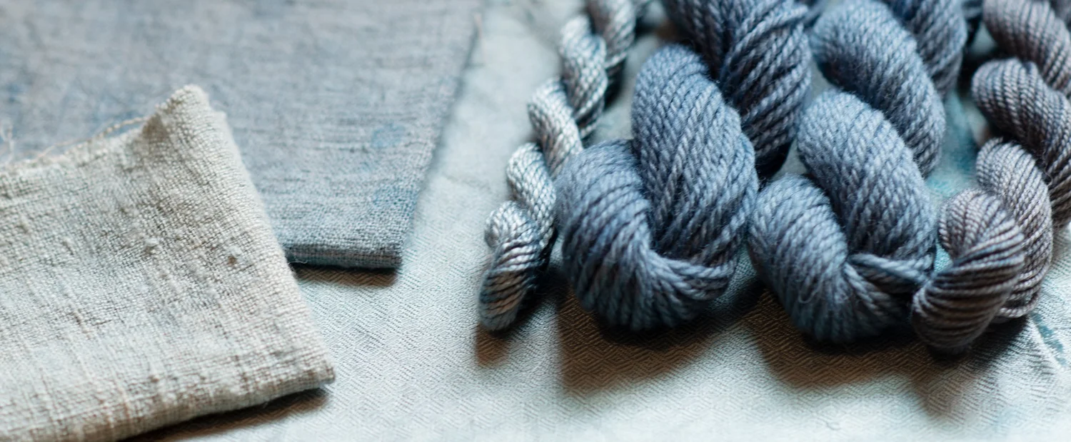Dyeing Blue With Dried Indigo Leaves and Ice Water — Shepherd Textiles