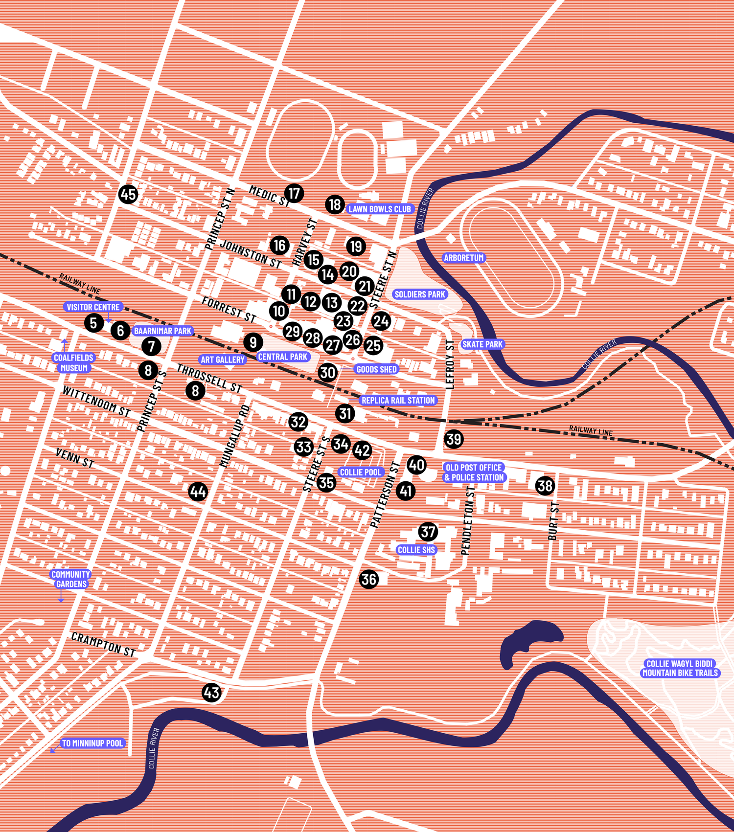 The Collie Mural Trail Map — Collie Mural Trail