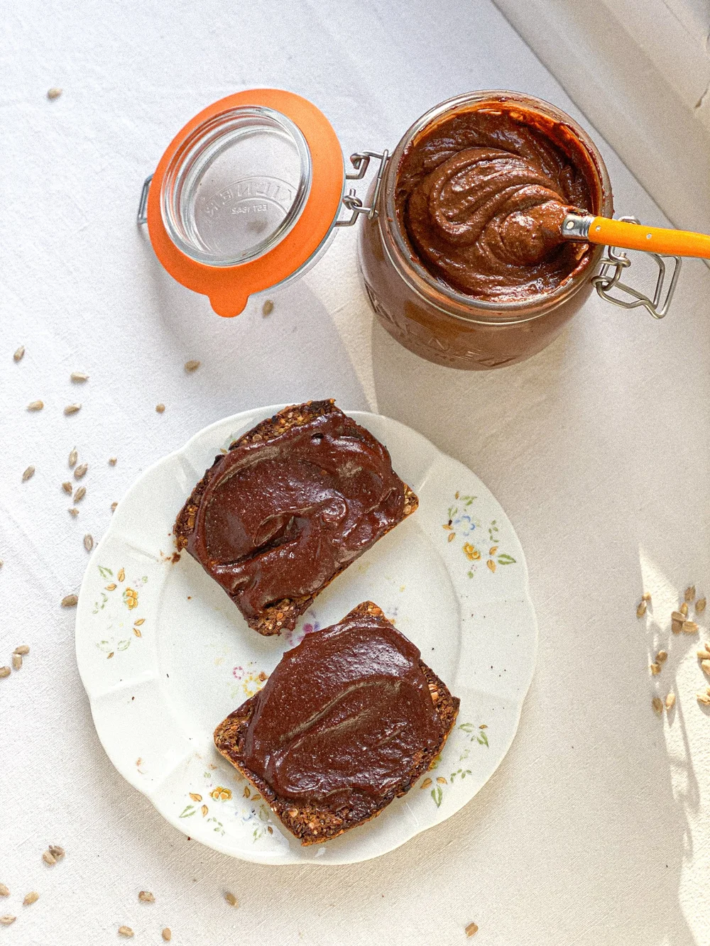 Sunflower seed chocolate spread — Sisterhood Nutrition