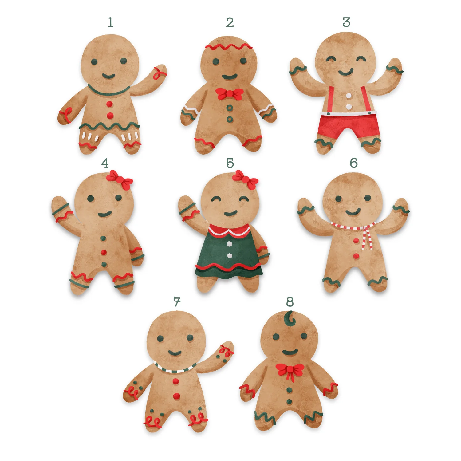 Gingerbread Family With Baby