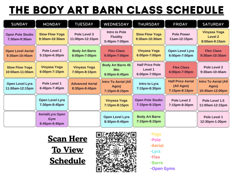Page — The Body Art Barn -Yoga, Pole & Aerial Studio in Hudson Valley.