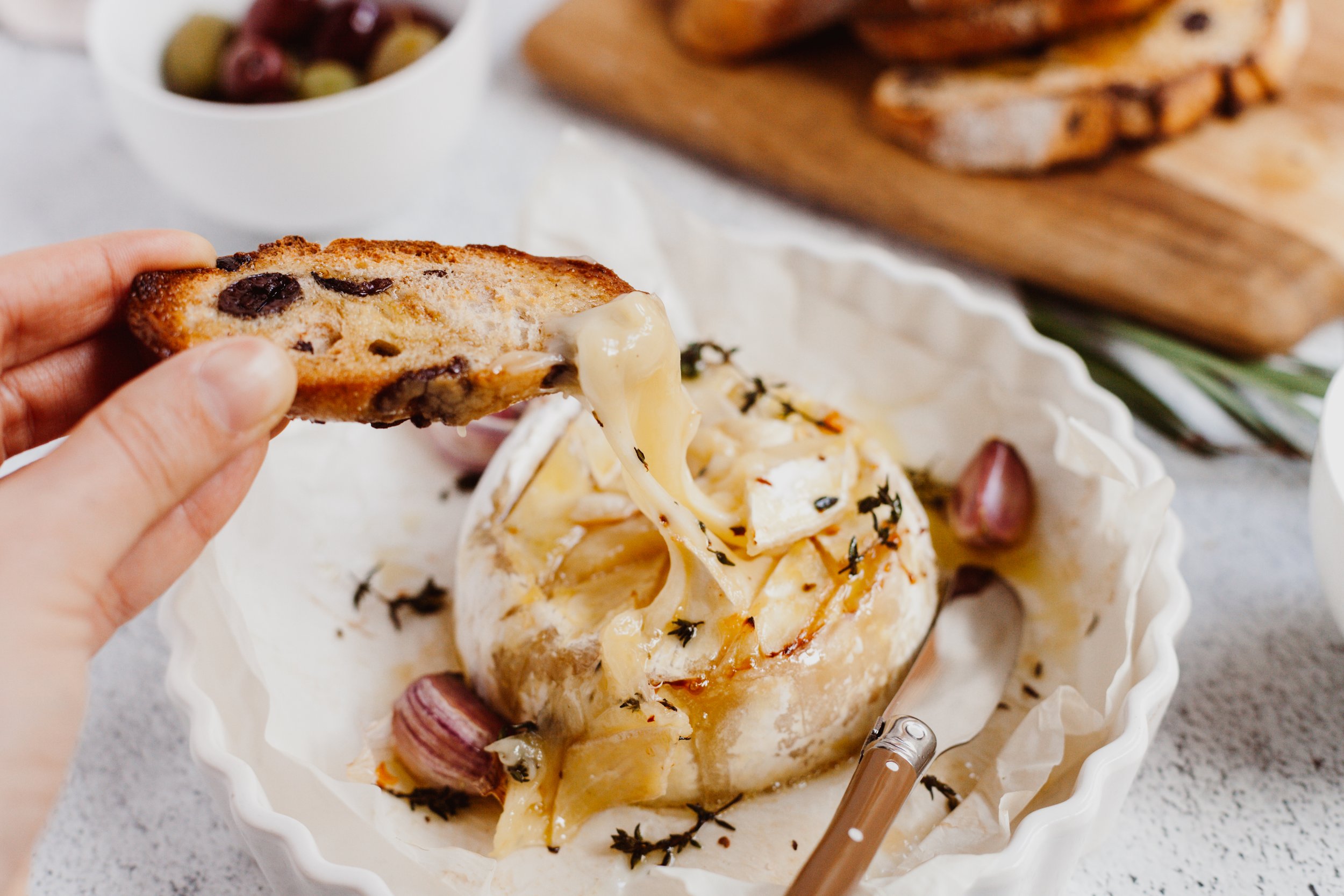 Honey and Garlic Baked Brie — Unicorn Cheese
