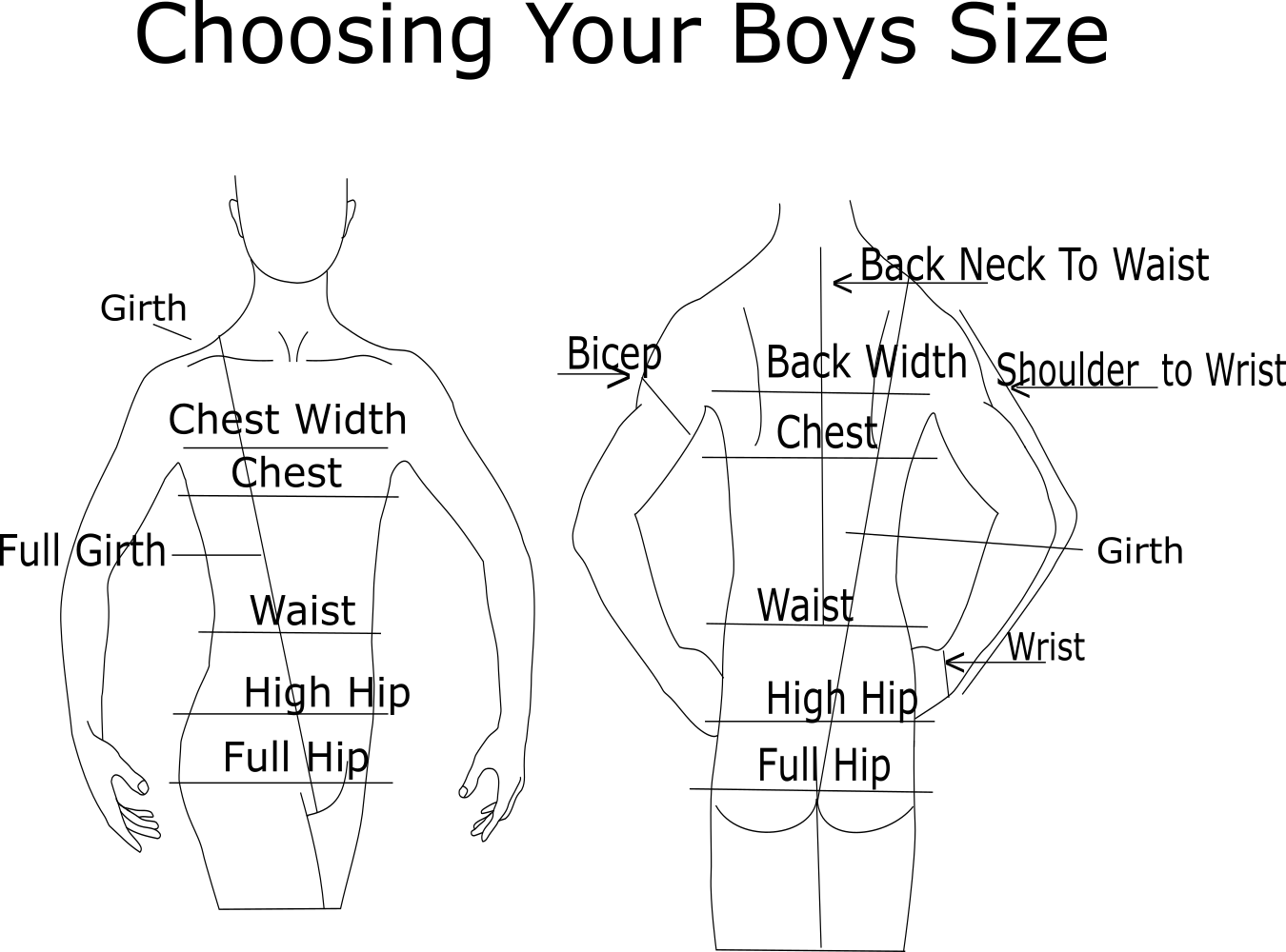 Sizes | Find Your Perfect Size Today — Tutu Amor