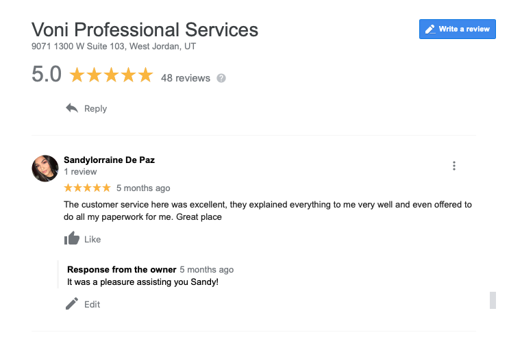 Voni Professional Services