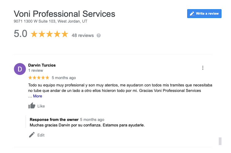 Voni Professional Services
