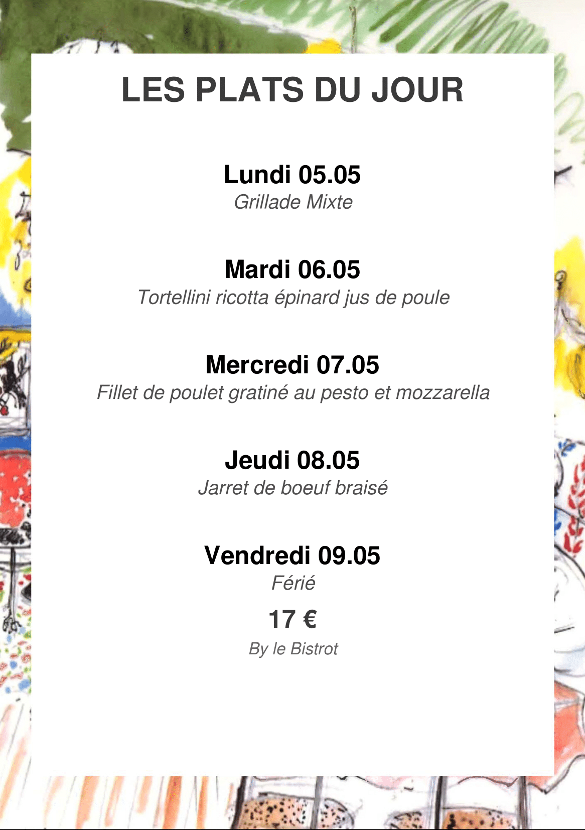 Menu_PDJ — Le Bistrot