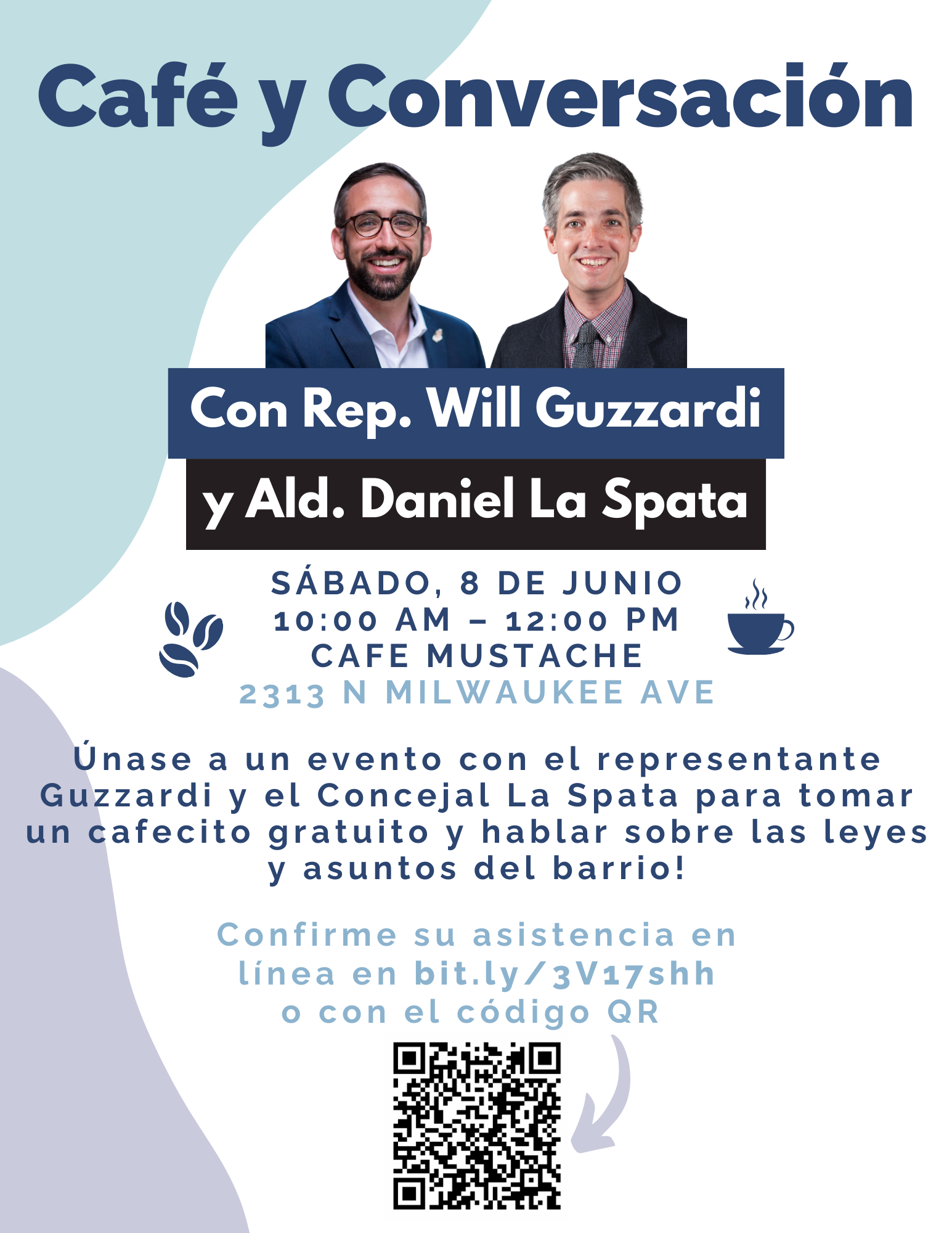 Café y conversación conmigo ☕ — State Rep. Will Guzzardi